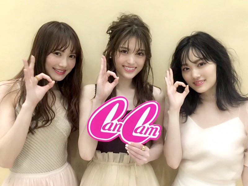 「坂道3姉妹」日向坂46加藤史帆×乃木坂46松村沙友理＆山下美月の最強3ショットが公開！「CanCam」6月号に専属モデルとして登場！ | 日向坂46まとめちゃんねる